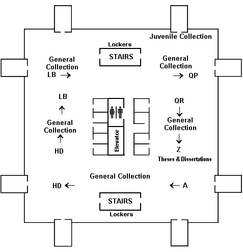 Carlson Library Floorplans