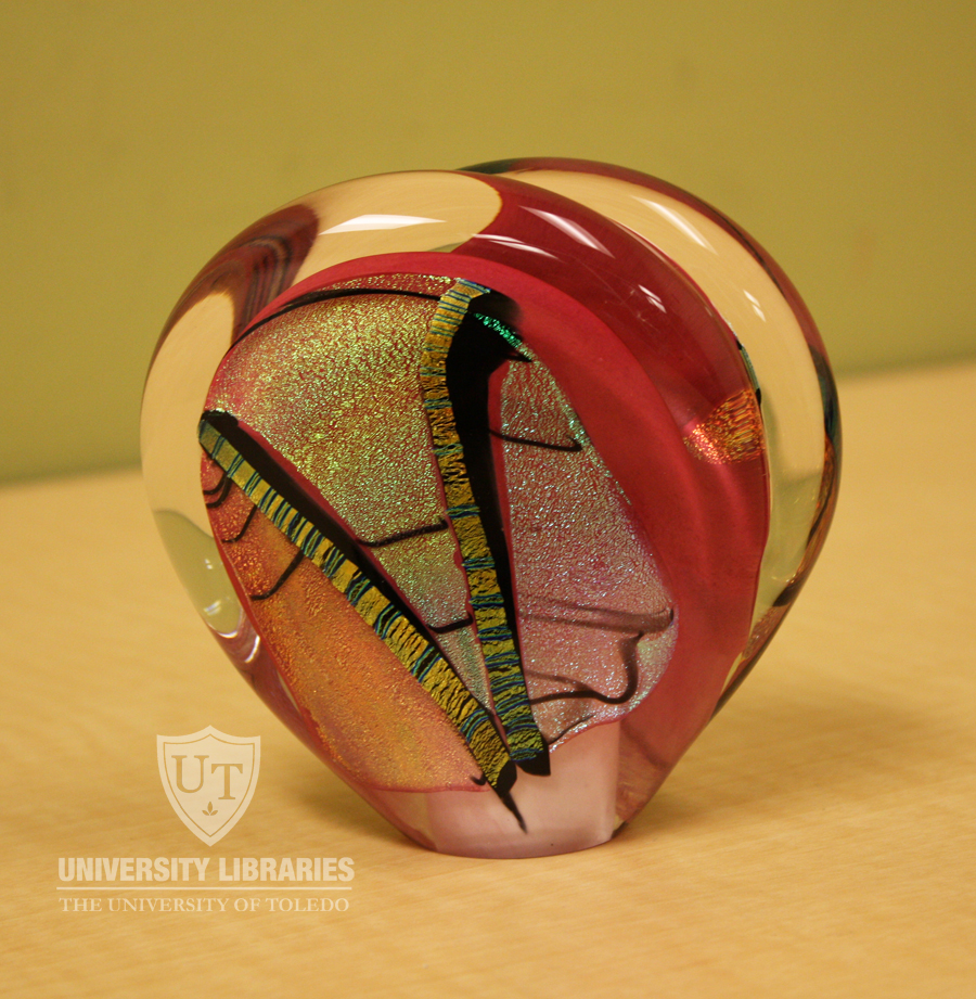 Pink Paperweight By Shawn Messenger